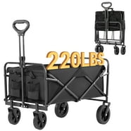 ULINE Large Foldable Outdoor Utility Wagon - Collapsible Cart for ...