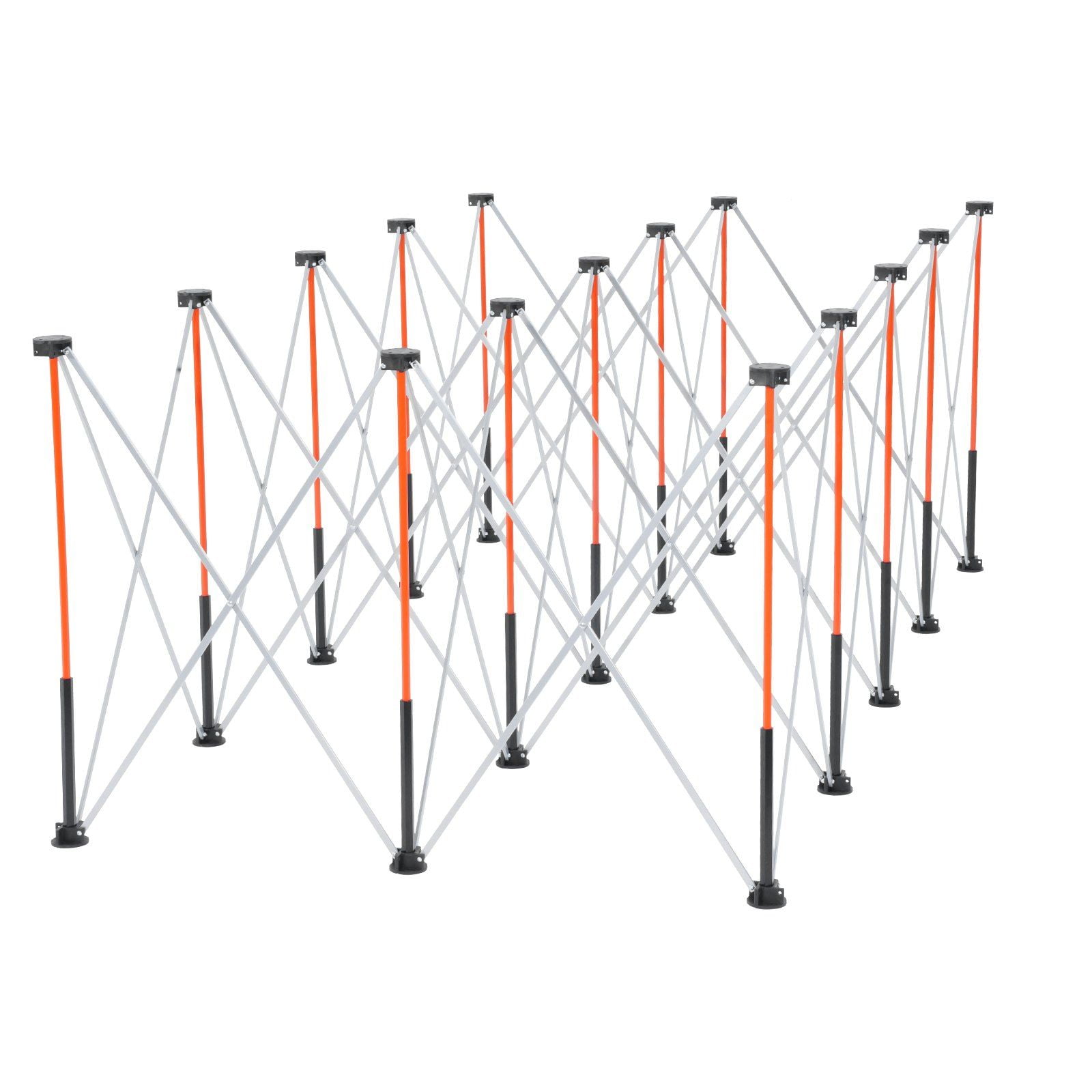 Heavy Duty Collapsible Work Stand 8.02 x 4.12 Feet Portable Folding ...