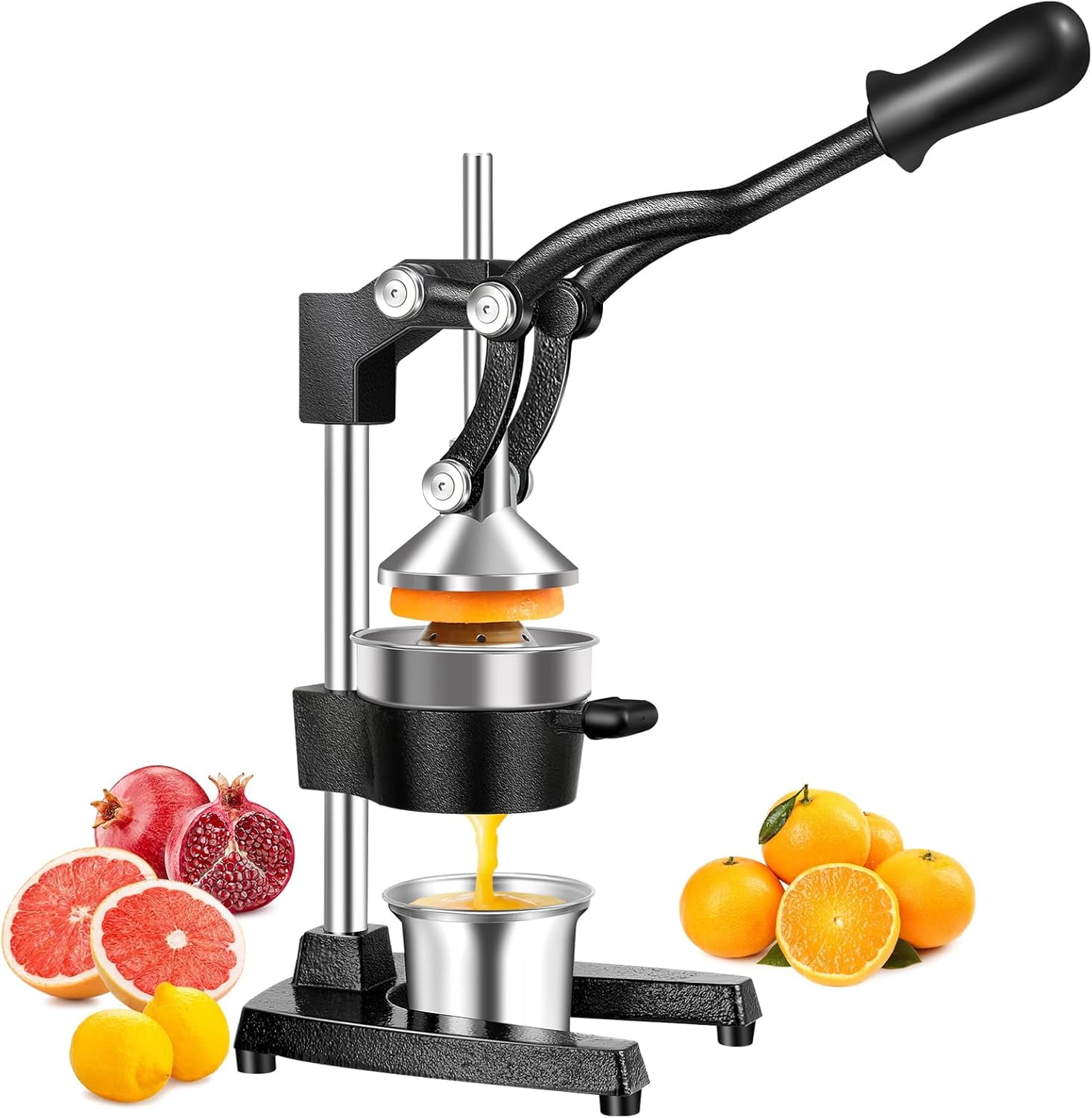 Heavy-Duty Commercial Cast-Iron Hand-Press Manual Juicer Squeezer for ...