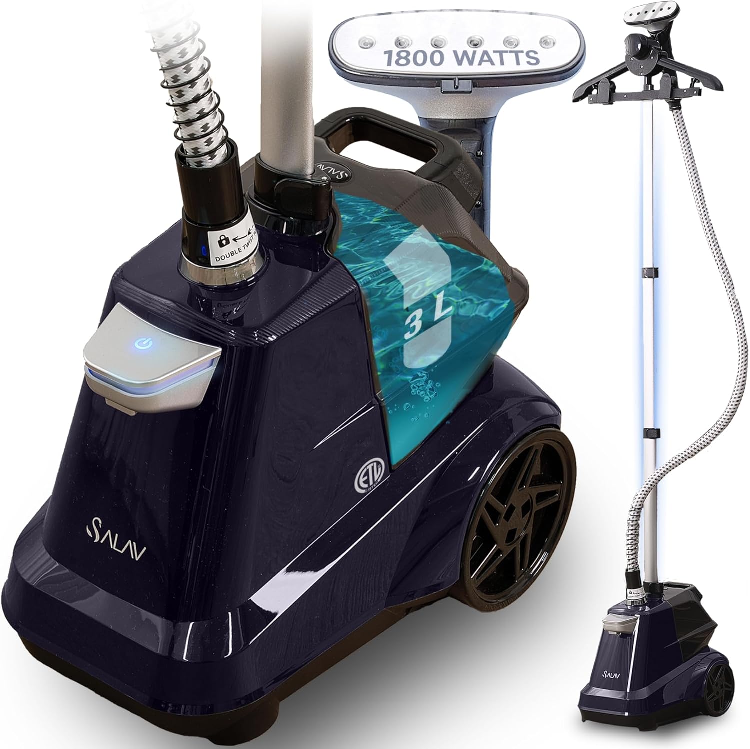 Heavy Duty Commercial Full-Size Garment Steamer with Foot Pedals and ...