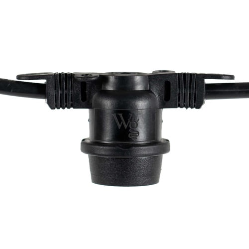 Heavy Duty Commercial Grade Patio Light Stringer SJTW E26 Socket (50 ft ...
