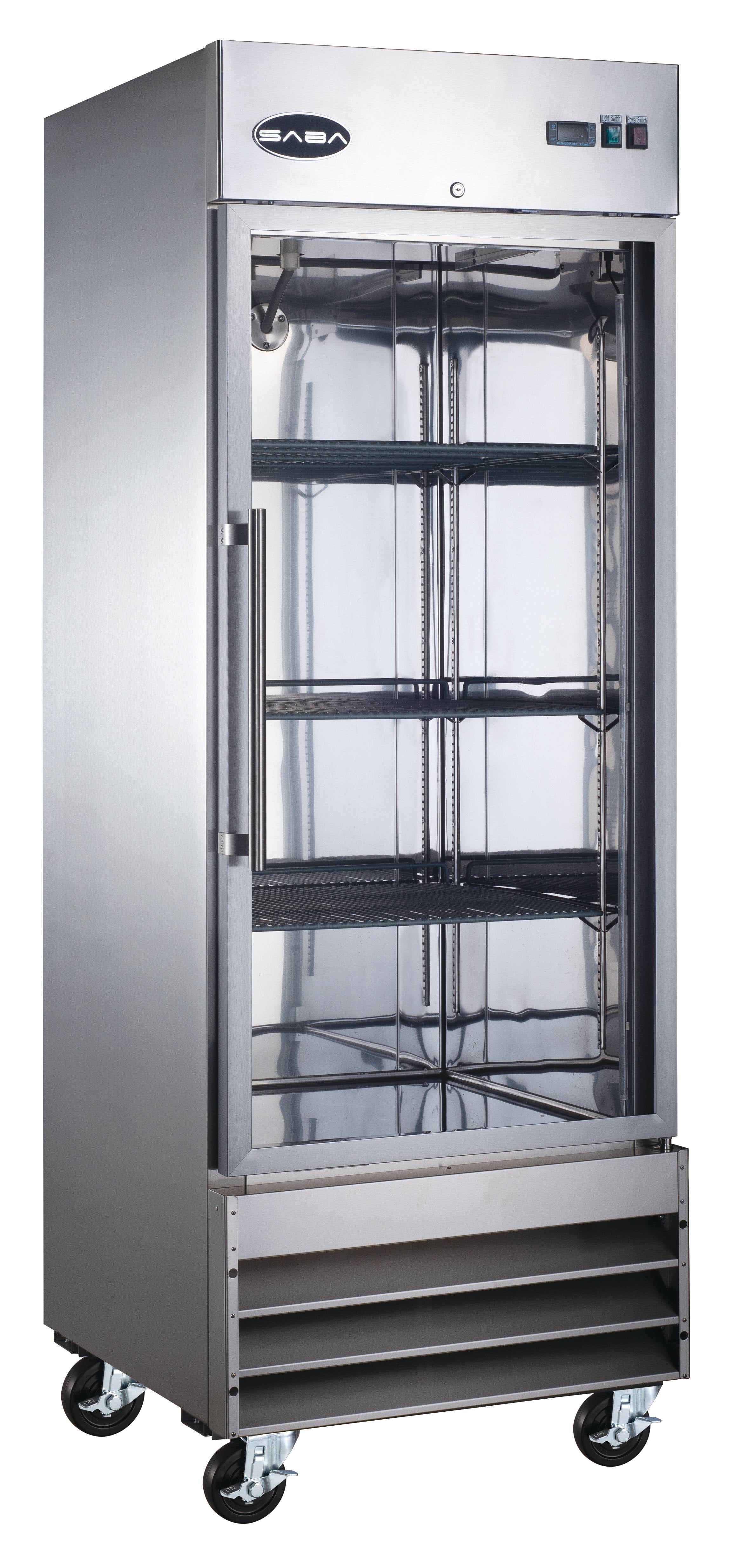 SABA Heavy Duty Stainless Steel 23 cu ft Reach-In Refrigerator with ...