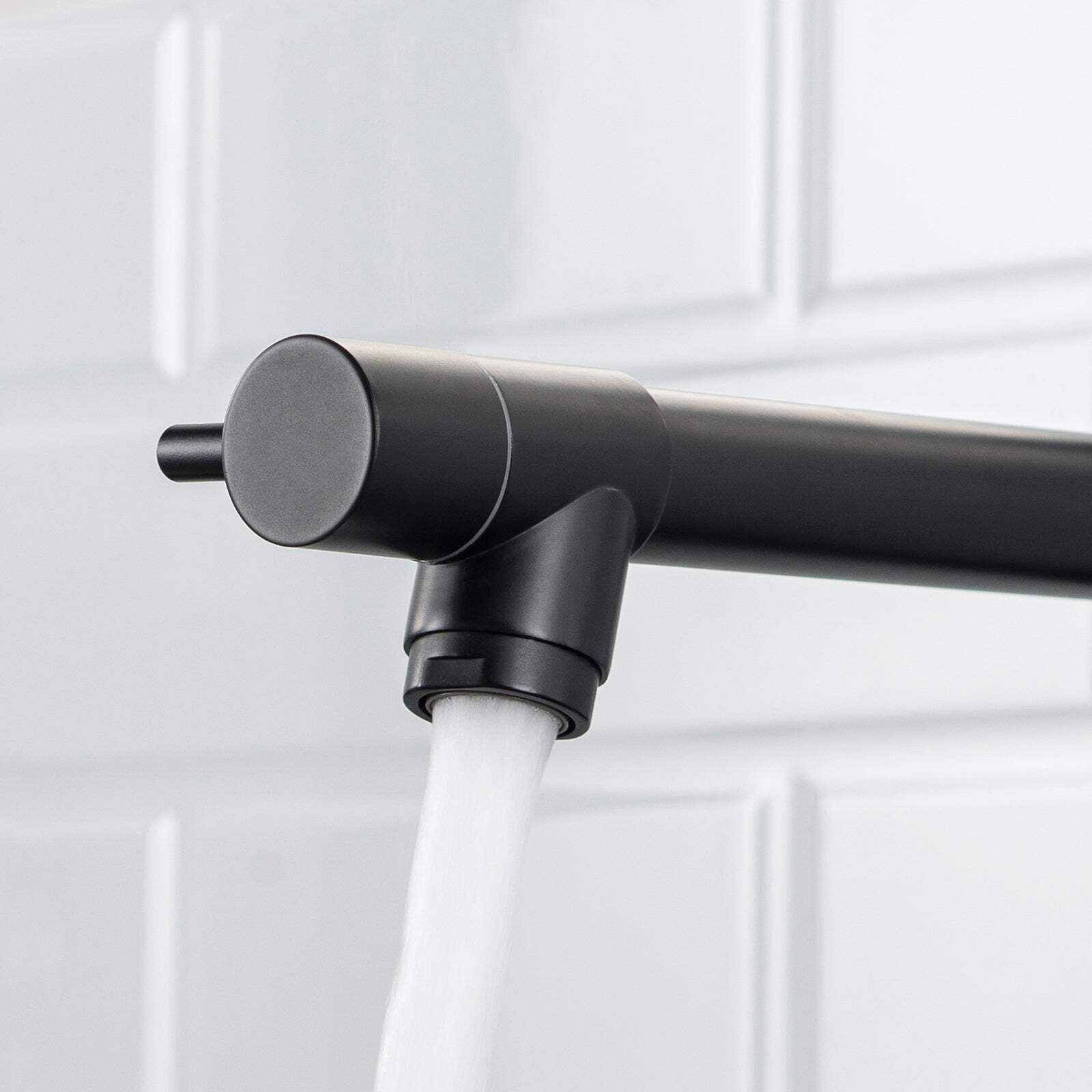 Heavy Duty Commercial Style Kitchen Sink Faucet, Single Handle Pre ...