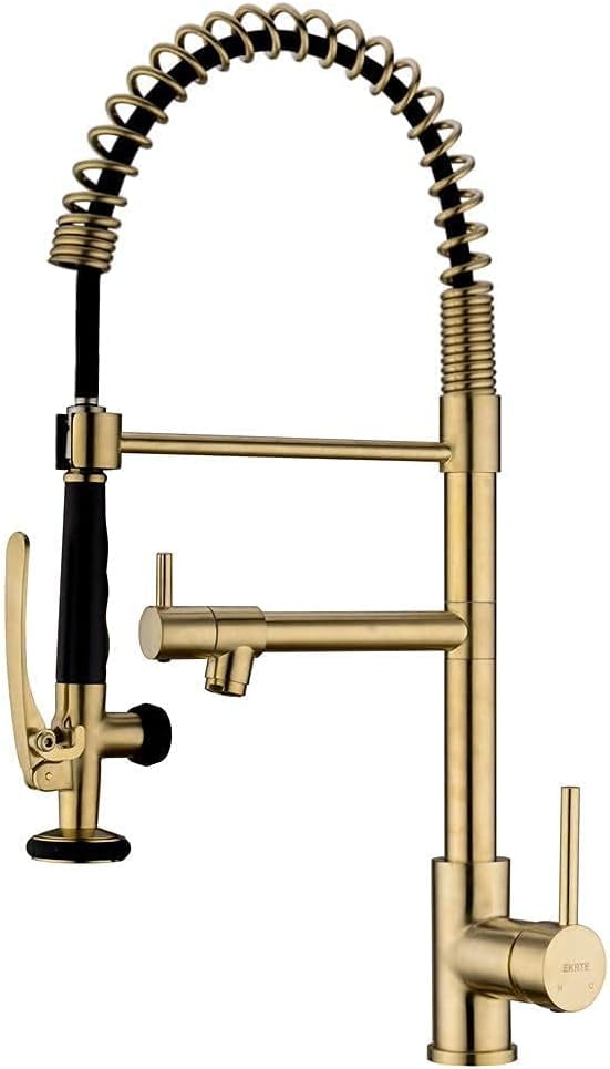 Heavy Duty Commercial Style Kitchen Sink Single Handle Pre Rinse Spring ...