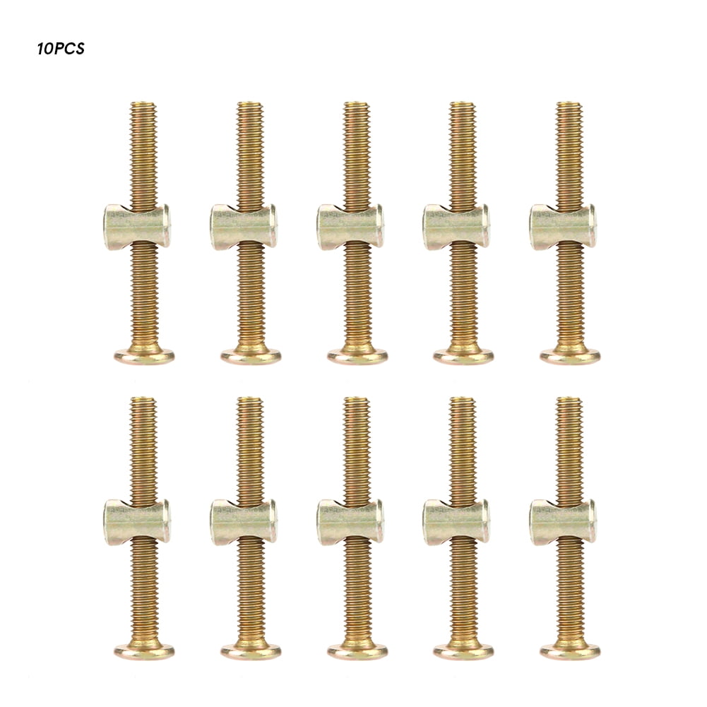 Heavy Duty Connector Fasteners 50mm M6 Carbon Steel Furniture Bolts ...