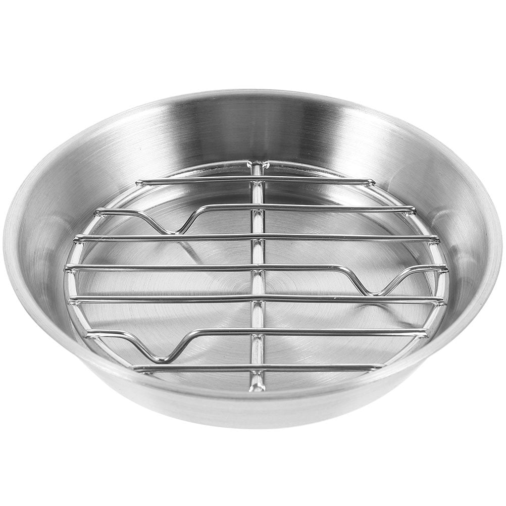 Heavy Duty Cooking Pan with Wire Rack Half Sheet Pan Stainless Steel ...