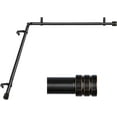Heavy Duty Corner Window Curtain Rods 36 to 72 Inch, 1 Inch Telescoping ...