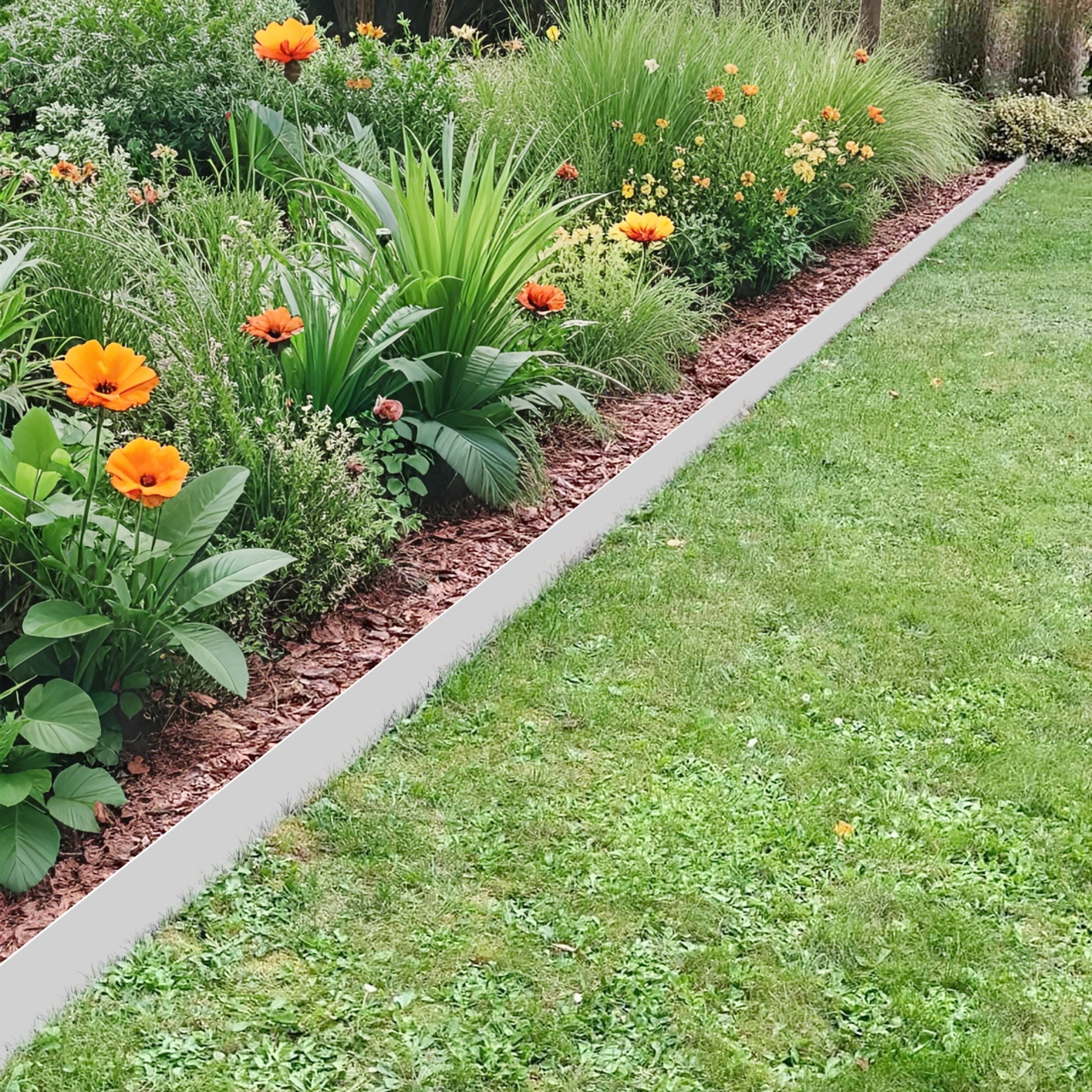 Heavy Duty Corten Steel Landscape Edging 42 Inch Strips,Steel Edging 5 ...