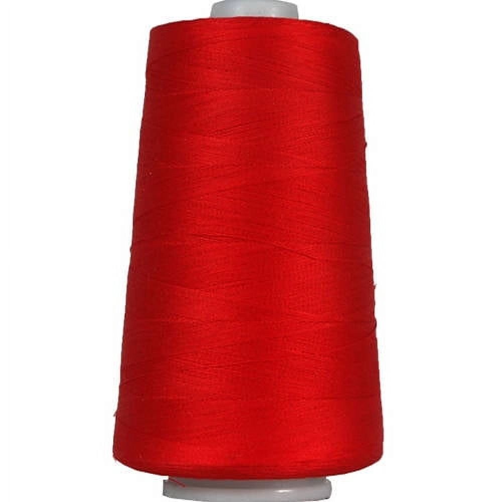 Threadart Heavy Duty Cotton Thread 2500 M Cones - 40/3 - Red - Color ...