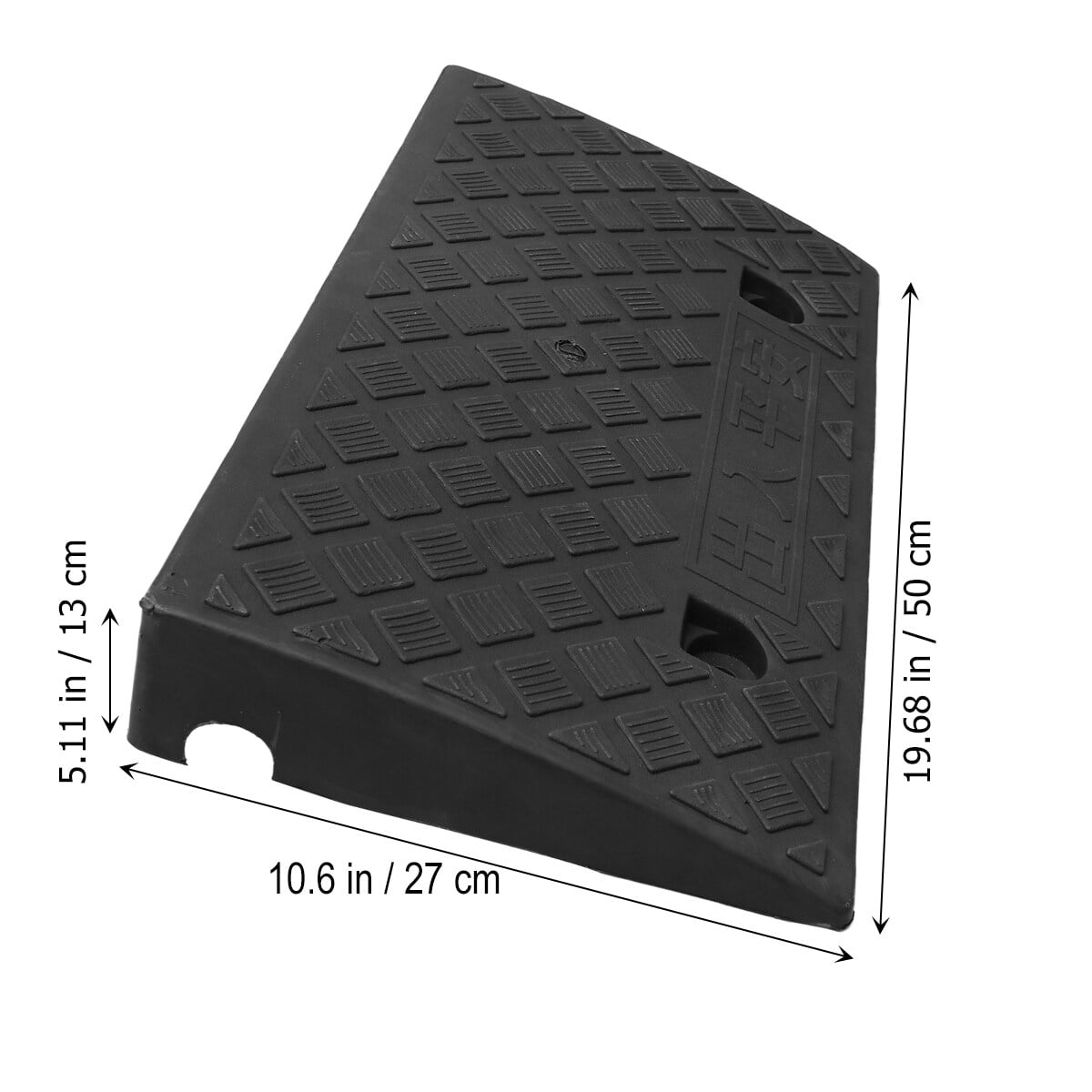 BESTONZON Step Ramp Threshold Ramp Black Heavy Duty for Bike Car ...