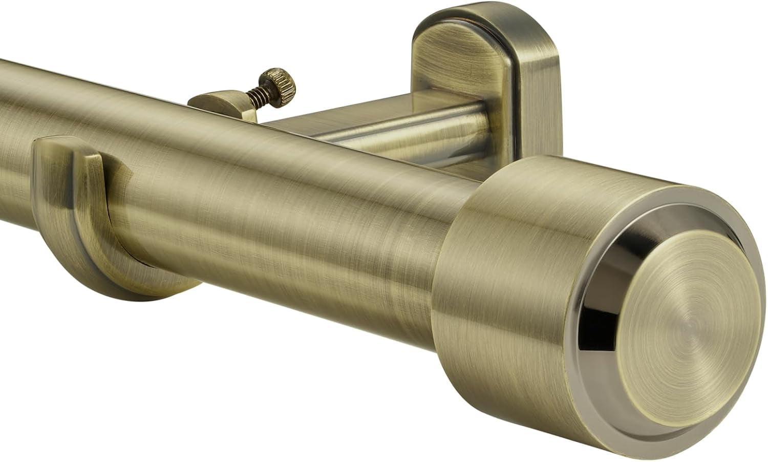 Heavy Duty Curtain Rods, 1 1/8 Inch Diameter Single Curtain Rod 144 ...