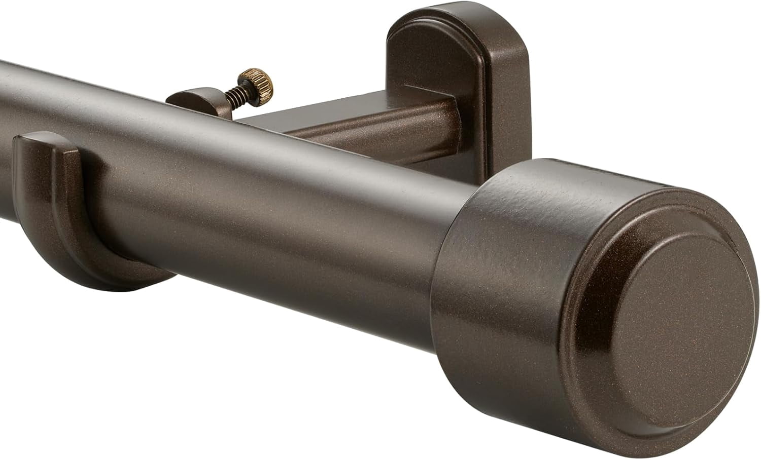 Heavy Duty Curtain Rods, 1 1/8 Inch Diameter Single Curtain Rod 144 ...