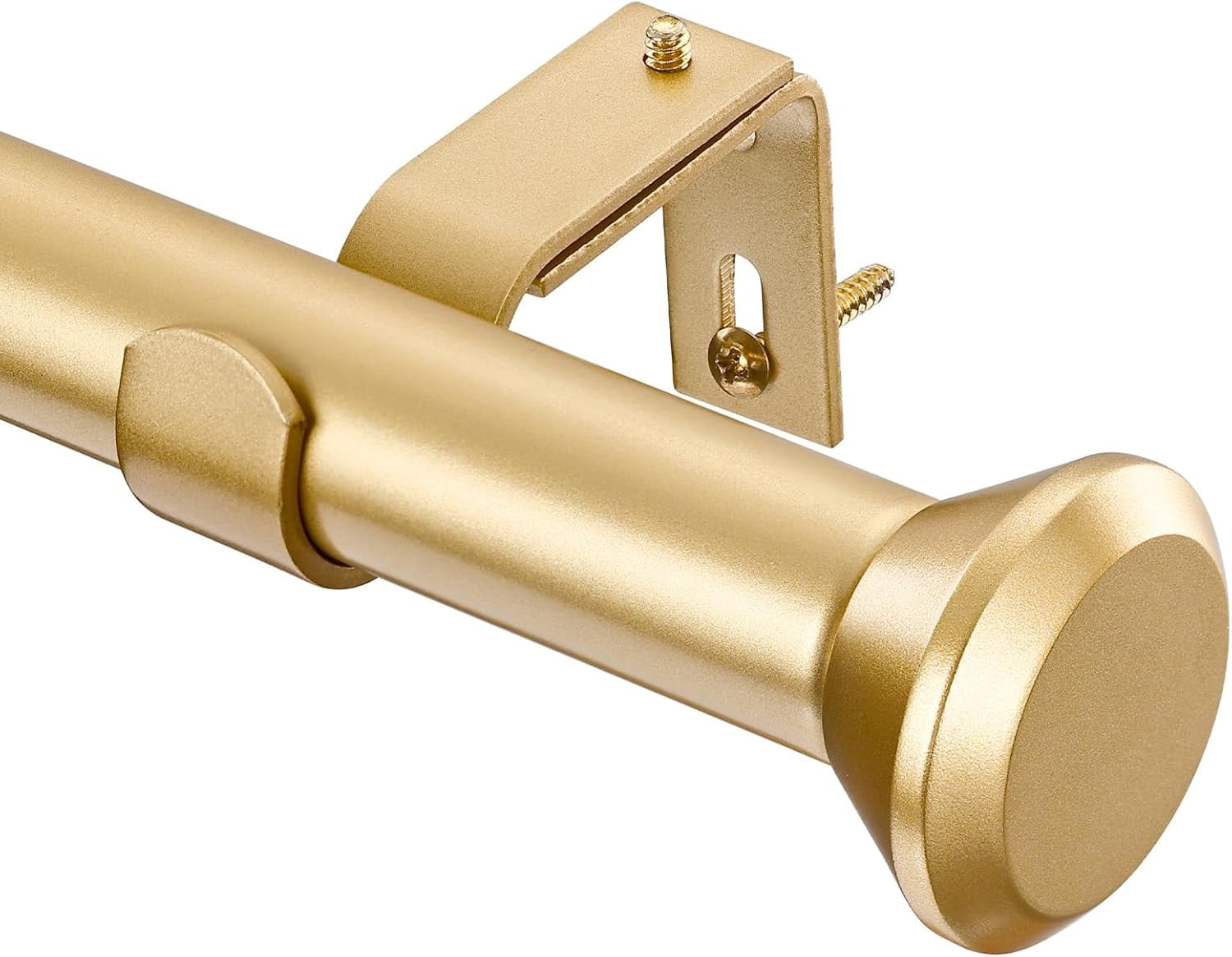 Heavy Duty Curtain Rods - 48 to 84 Inch Gold Rods for Bedroom, Living ...