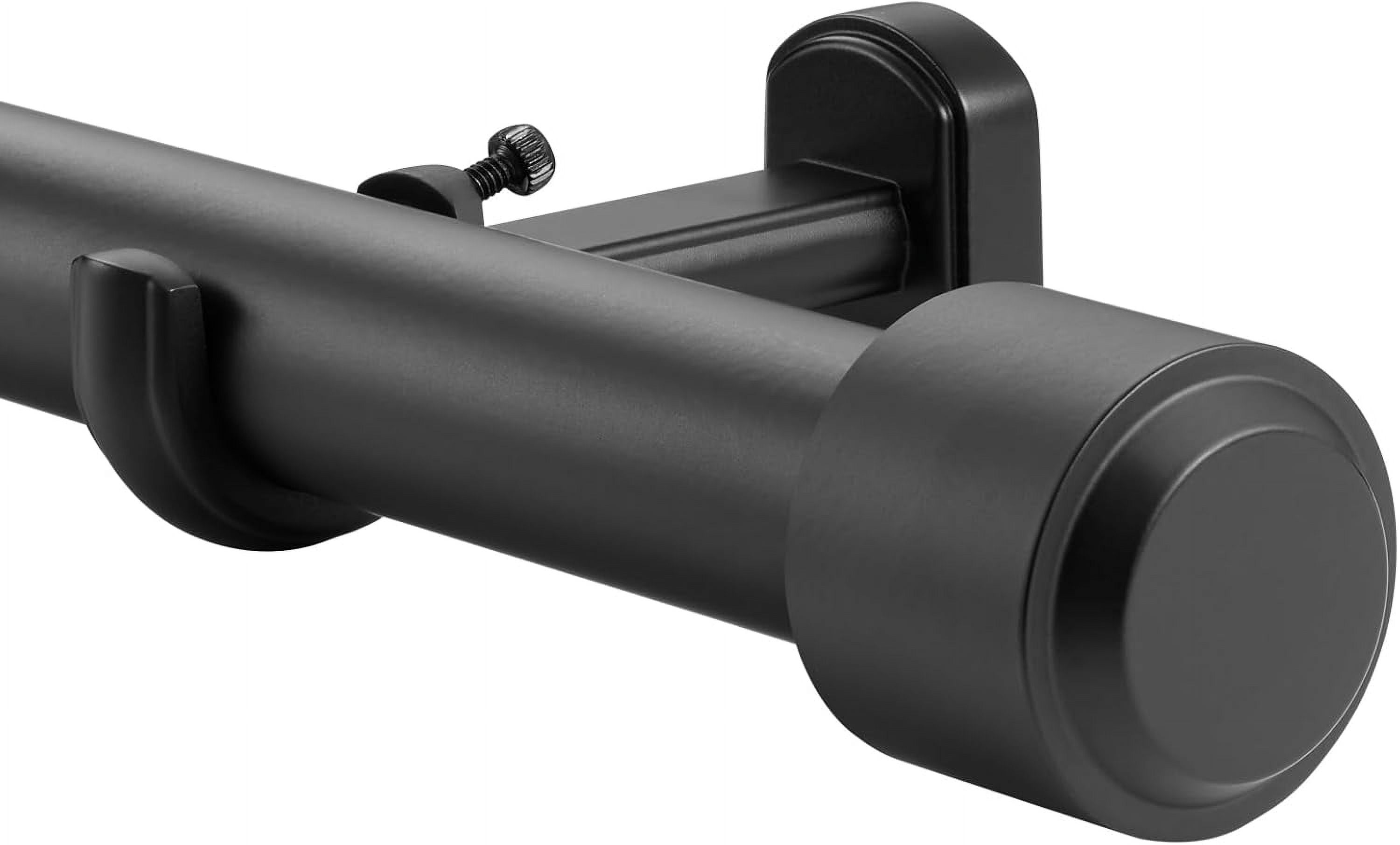Heavy Duty Curtain Rods Diameter Single Curtain Rod Extendable Length ...