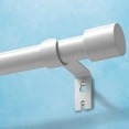 Heavy Duty Curtain Rods for Windows 28 to 48 Inch, 1 Inch White Curtain ...