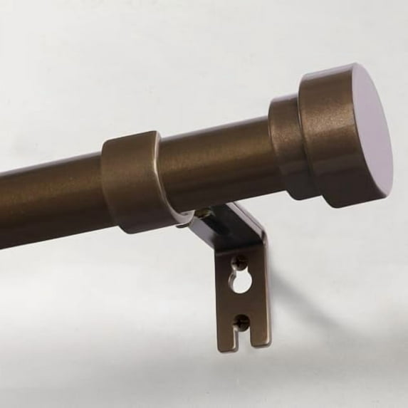 Heavy Duty Curtain Rods for Windows 72 to 144 Inch, 1 Inch Adjustable ...