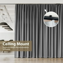Curtain Track, Ceiling Curtain Track for Room Divider, Ceiling Mount ...