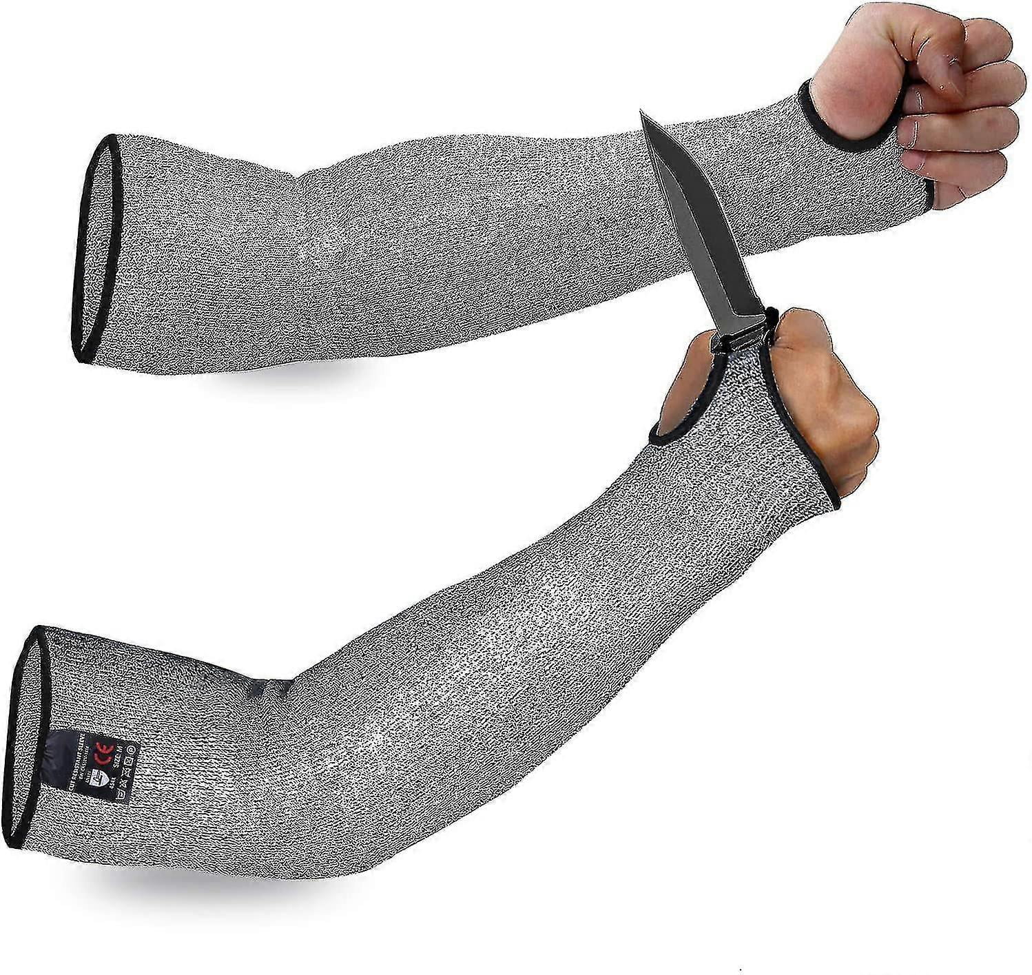 Heavy Duty Cut Resistant Arm Sleeves - 1 Pair Anti Cut Arm Cover - Bite ...