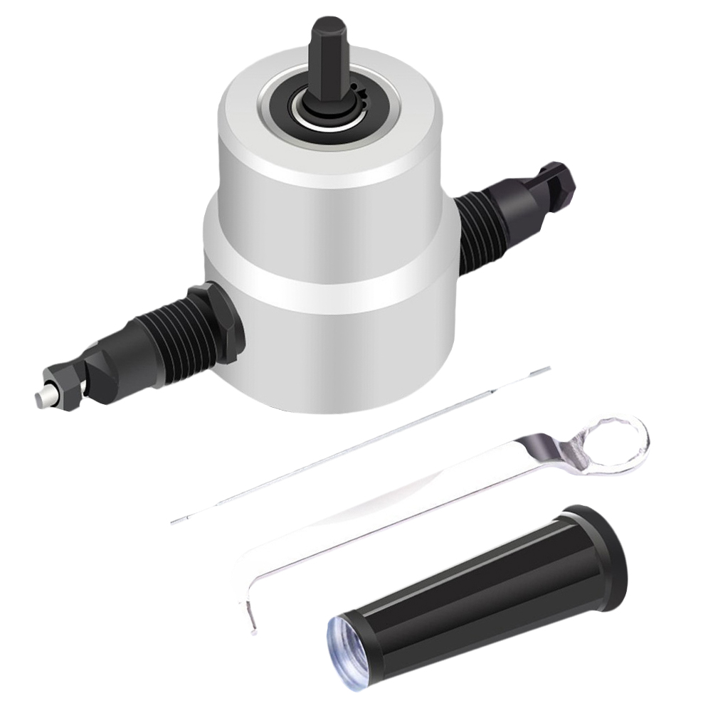 Heavy Duty Cutting Tool Drill Bits Nibbler Cutter Double Head Drawing ...