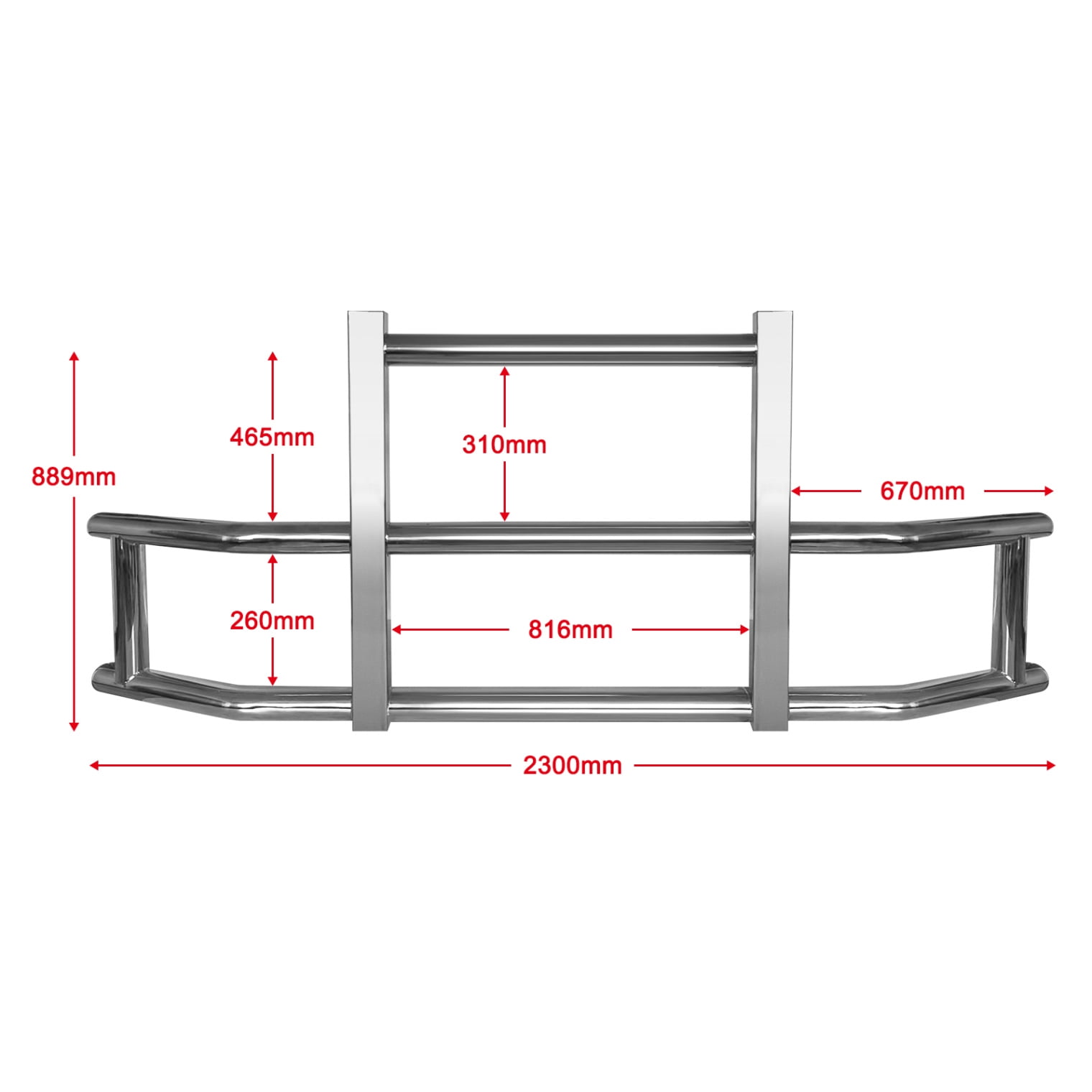 Heavy Duty Deer Guard with No-Drill Mounting Brackets – Animal ...