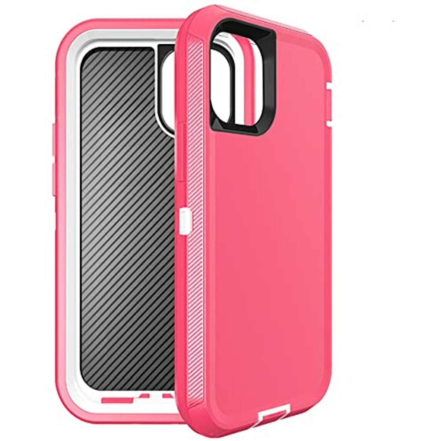 Heavy Duty Defender Rugged Holster Case for iPhone 15/15 Plus/15 Pro/15 Pro Max - Walmart.com