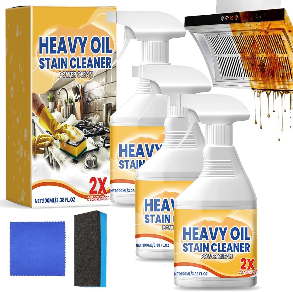 Heavy Duty Degreaser Cleaner Spray,Kitchen Heavy Oil Cleaner,All ...