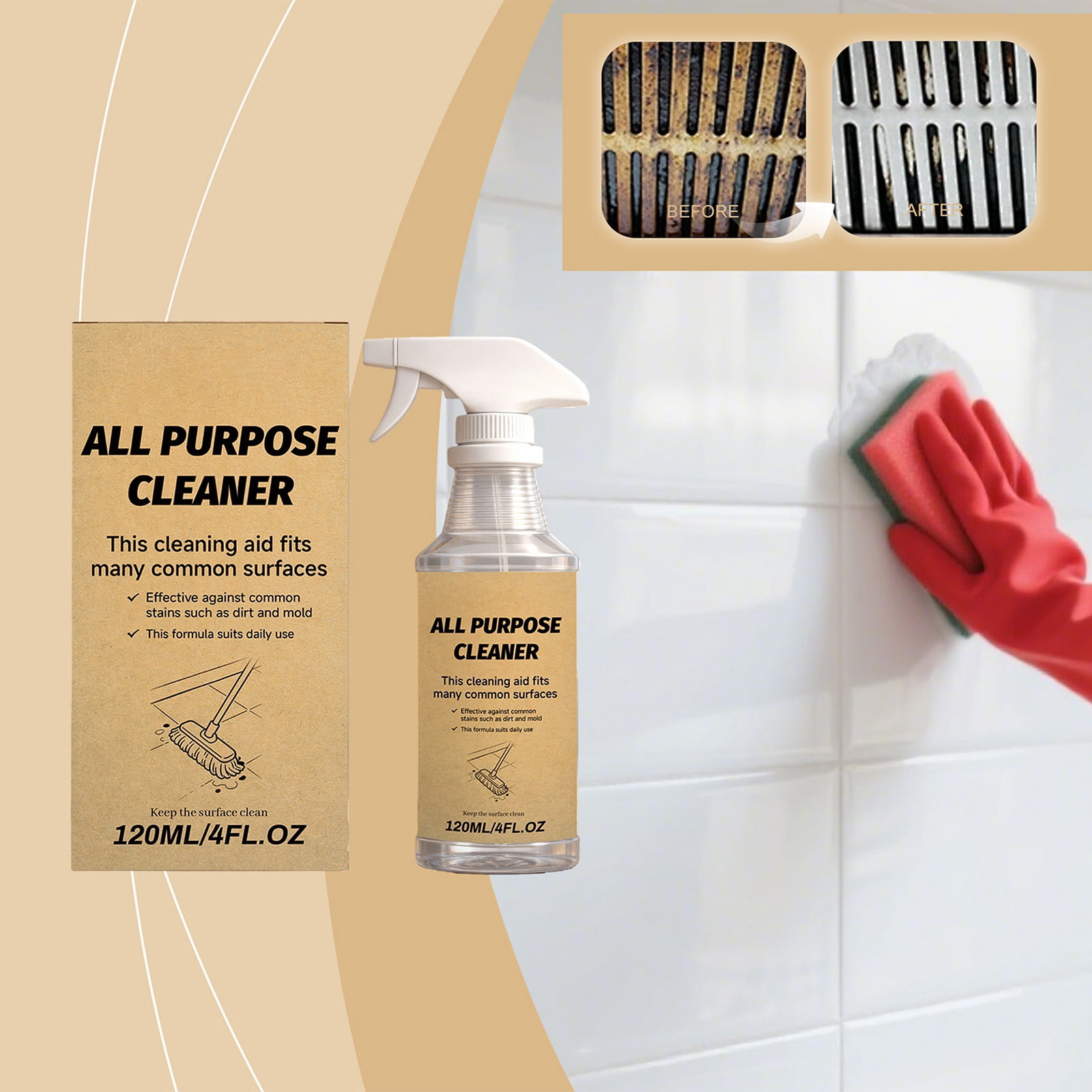 Heavy Duty Degreaser Spray for Range Hoods, Gas Stove, Countertops ...