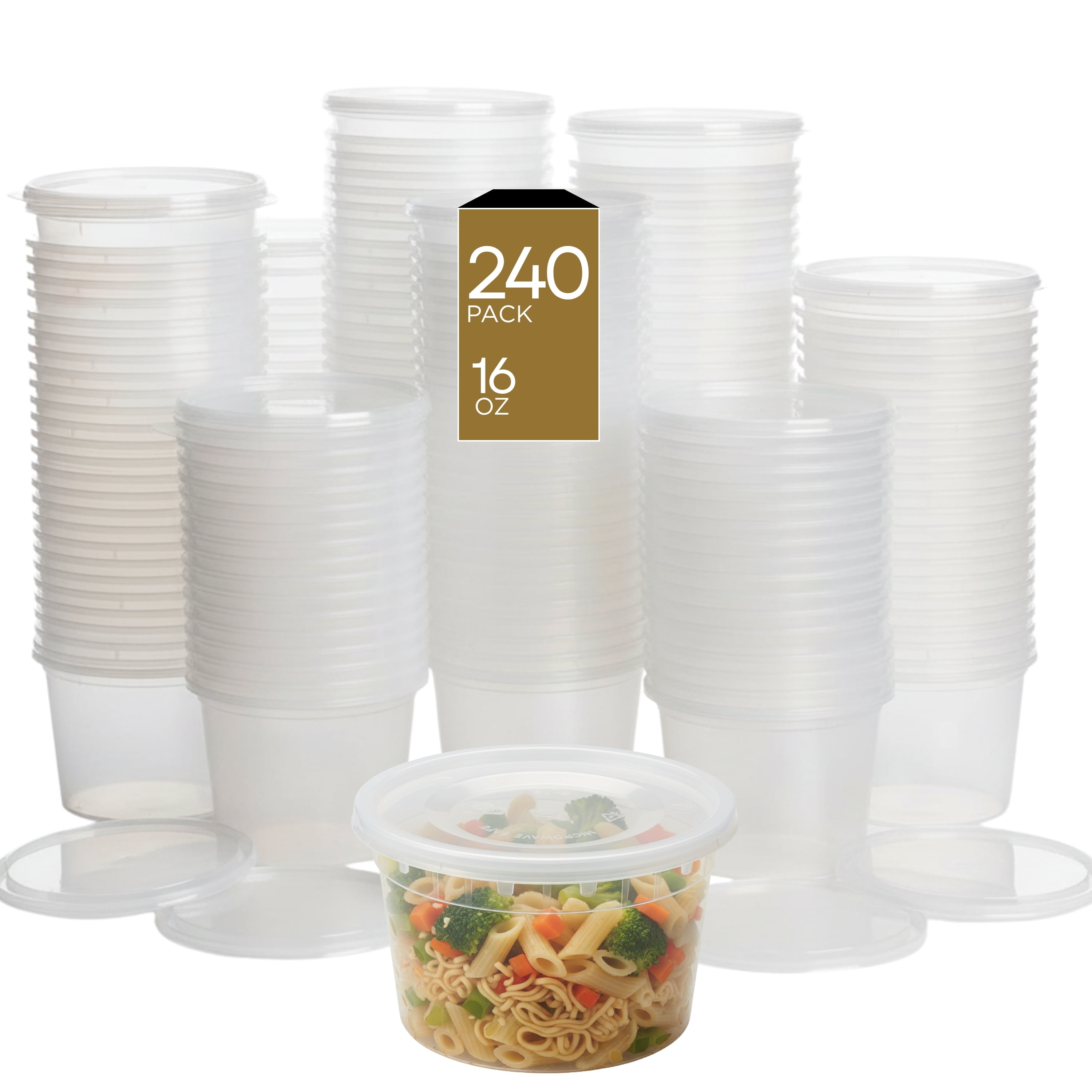 Heavy Duty Deli Container, Regular (PP), 16oz - Walmart.com