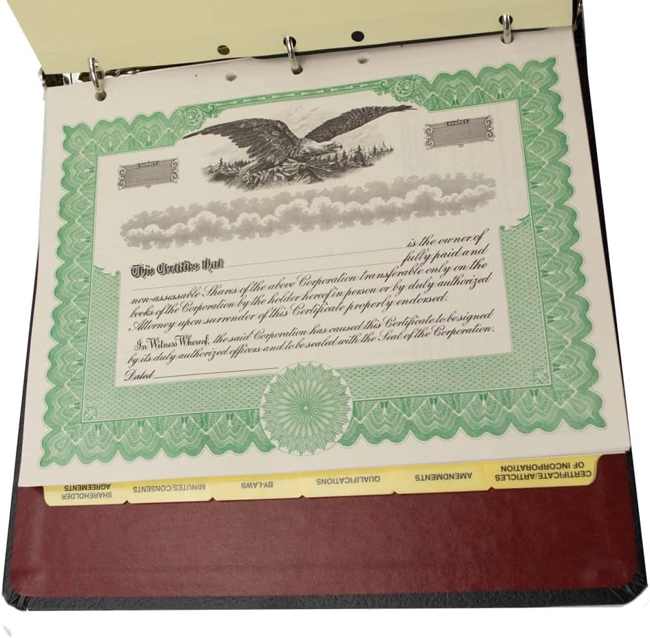 Heavy Duty Deluxe Corporate Kit with Slipcase and Company Name Etched ...