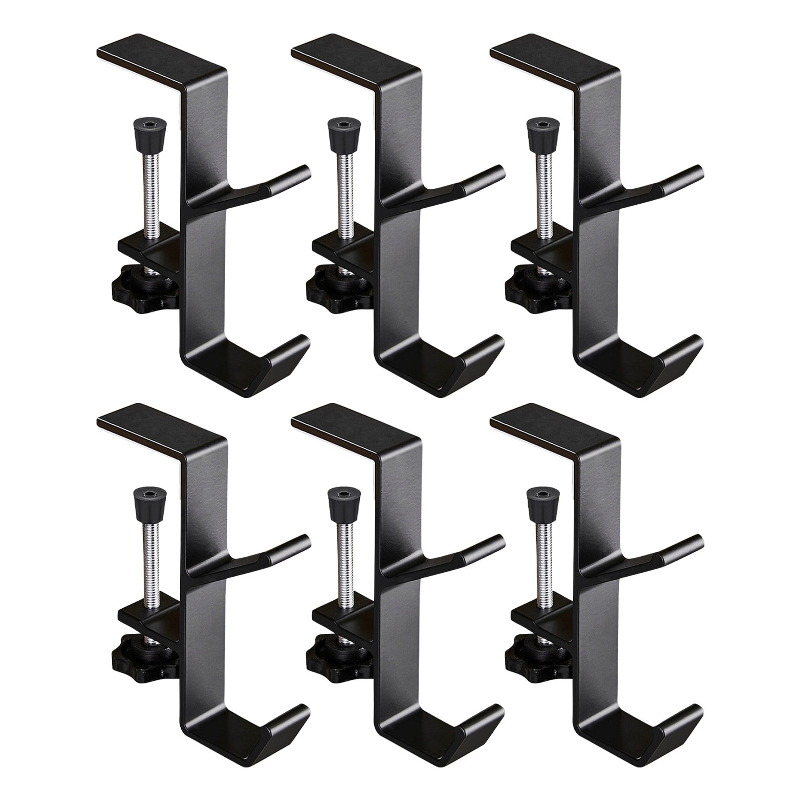 Heavy-Duty Desk Clamp Hooks, 5-Pack Adjustable Metal C-Clamps for ...