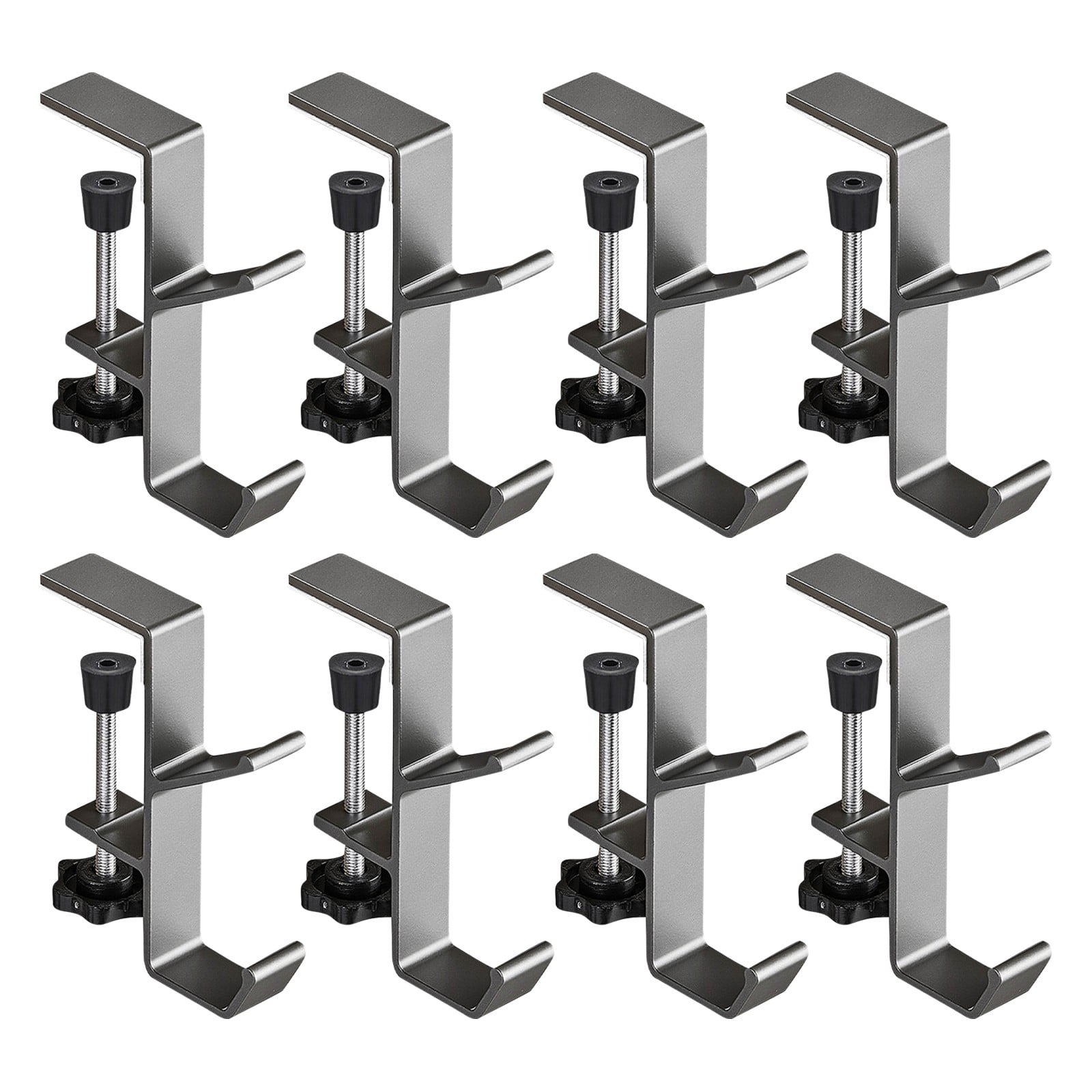 Heavy-Duty Desk Clamp Hooks, 5-Pack Adjustable Metal C-Clamps for ...