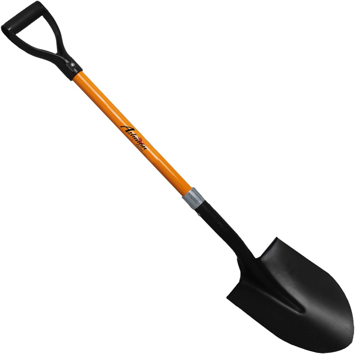 Heavy-Duty Digging Shovel (1 Pack) 41-Inch with Trenching Blade and ...