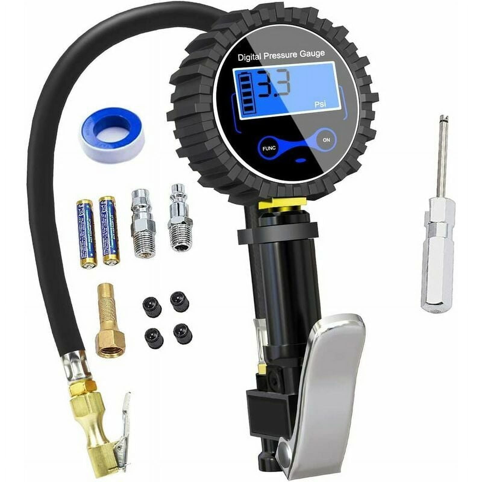 Heavy Duty Digital Tire Inflator With Calibrated Accuracy, Universal ...