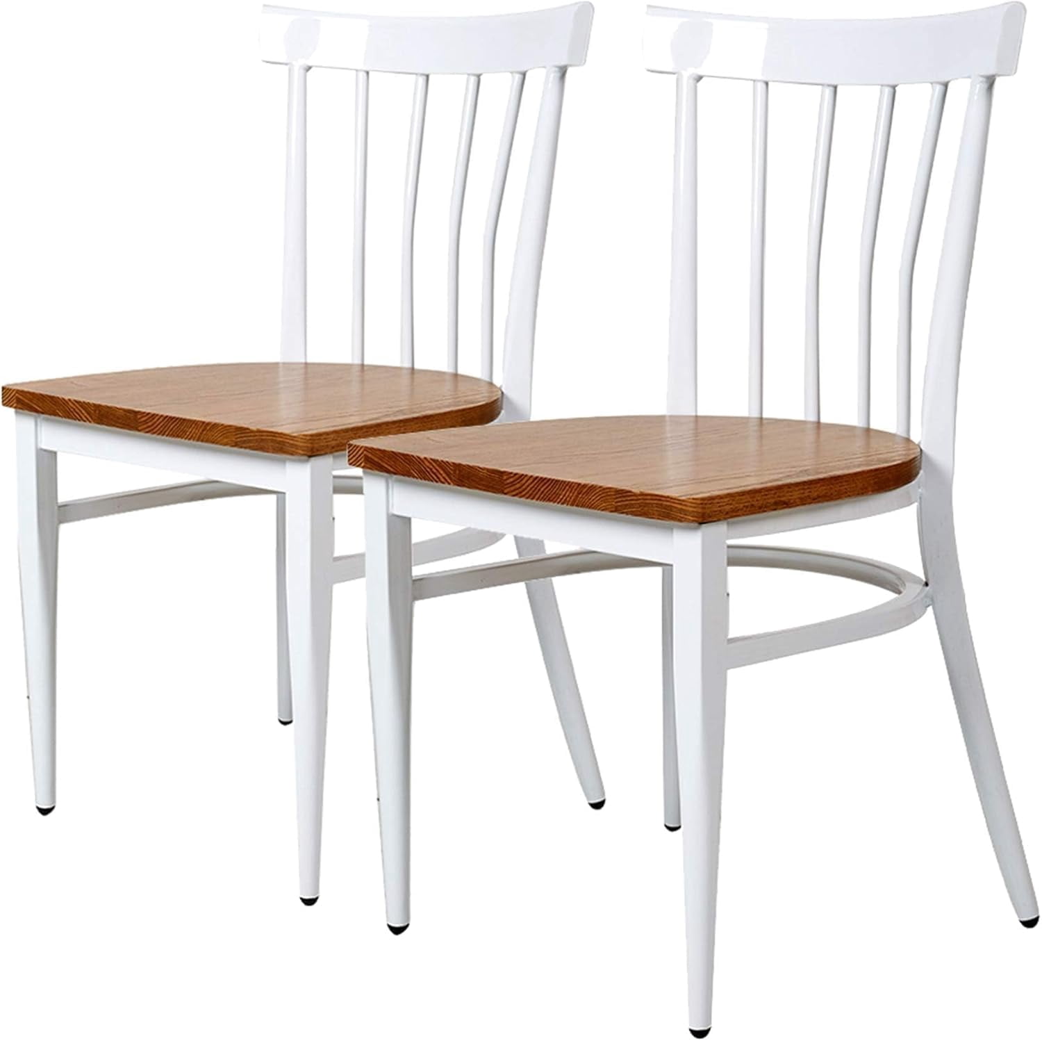 Heavy Duty Dining Room Chair Set of 2, Commercial Stackable Chairs with ...