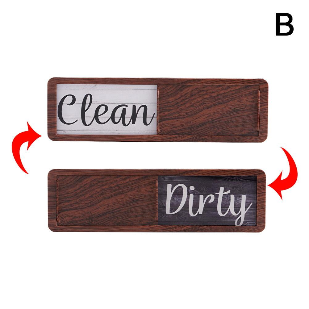 Heavy Duty Dishwasher Magnet Sign - Red & Green (Clean/Dirty) with ...