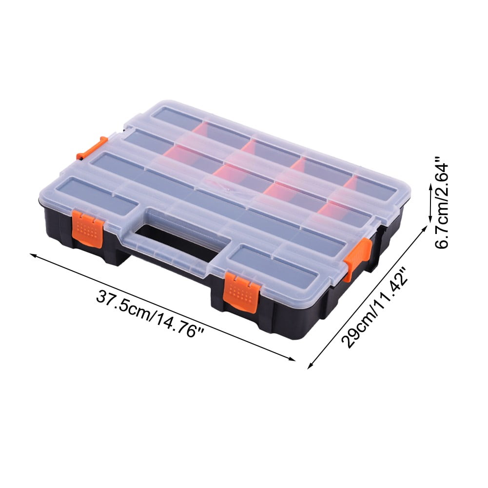 Heavy Duty Diy Screw Box Organiser With Adjustable Compartment Storage ...