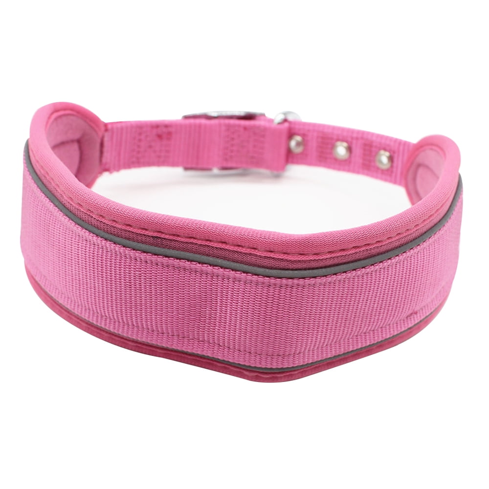 Heavy Duty Dog Collar 2 Inches Wide Reflective Dog Collar Adjustable ...