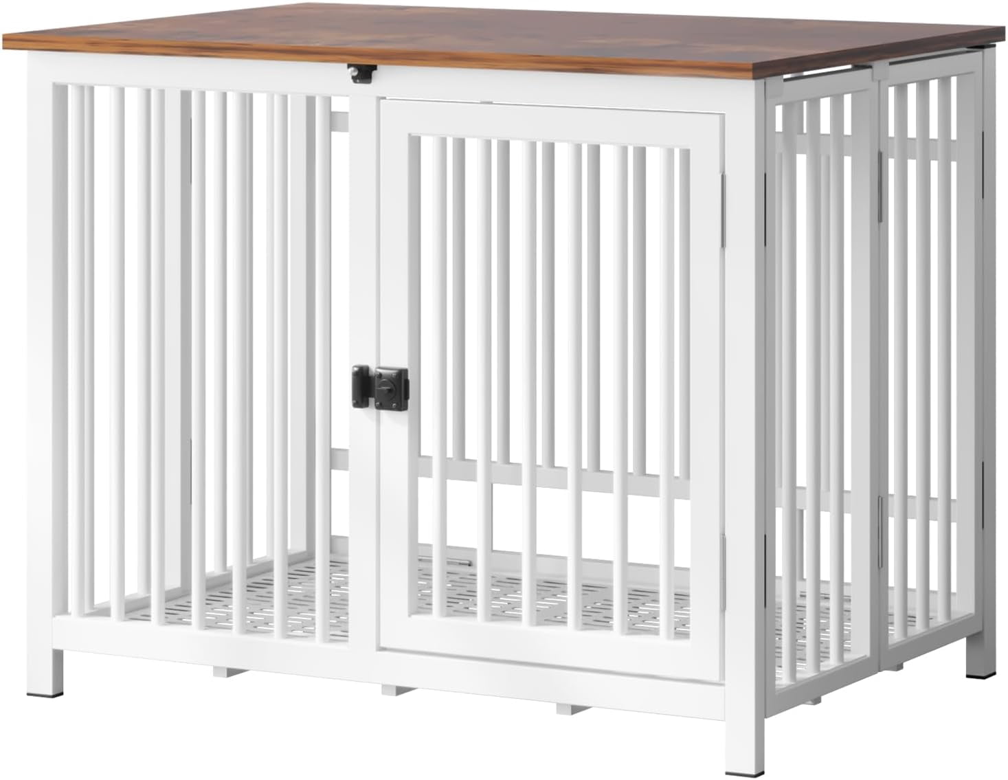 Heavy Duty Dog Crate Furniture, Fully Assembled exc. Locks, All Metal ...