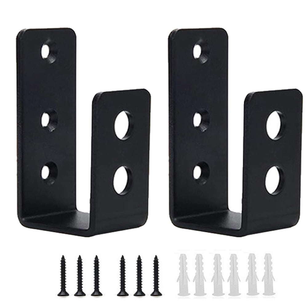 Heavy Duty Door Barricade Brackets Security Stopper for Home Barn Shed ...