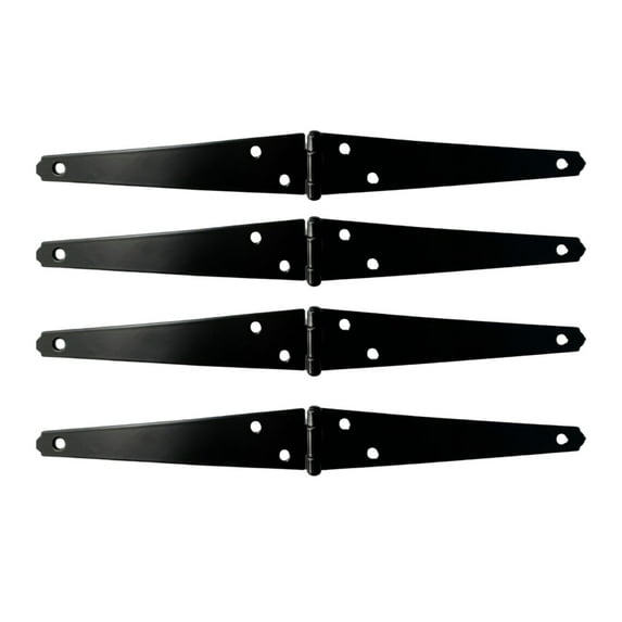 Heavy Duty Door Hinges Decorative Strap Hinge Hardware Black Shed Door ...