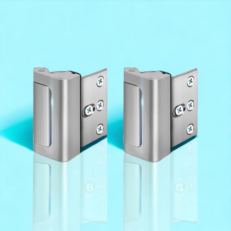 Heavy Duty Door Reinforcement Lock – 800 lbs Force Resistance, Easy ...