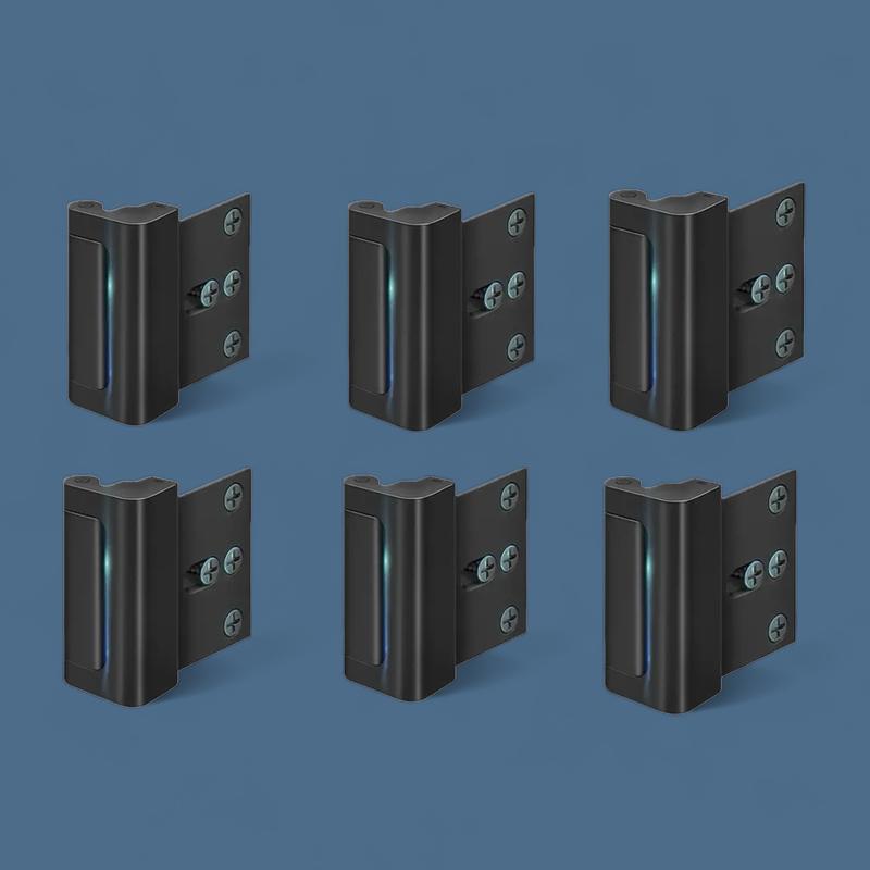 Heavy Duty Door Reinforcement Lock – 800 lbs Force Resistance, Easy ...