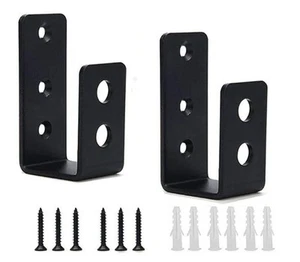 Heavy Duty Door Security Barricade Brackets- 2X4 Door Barricade - Home ...