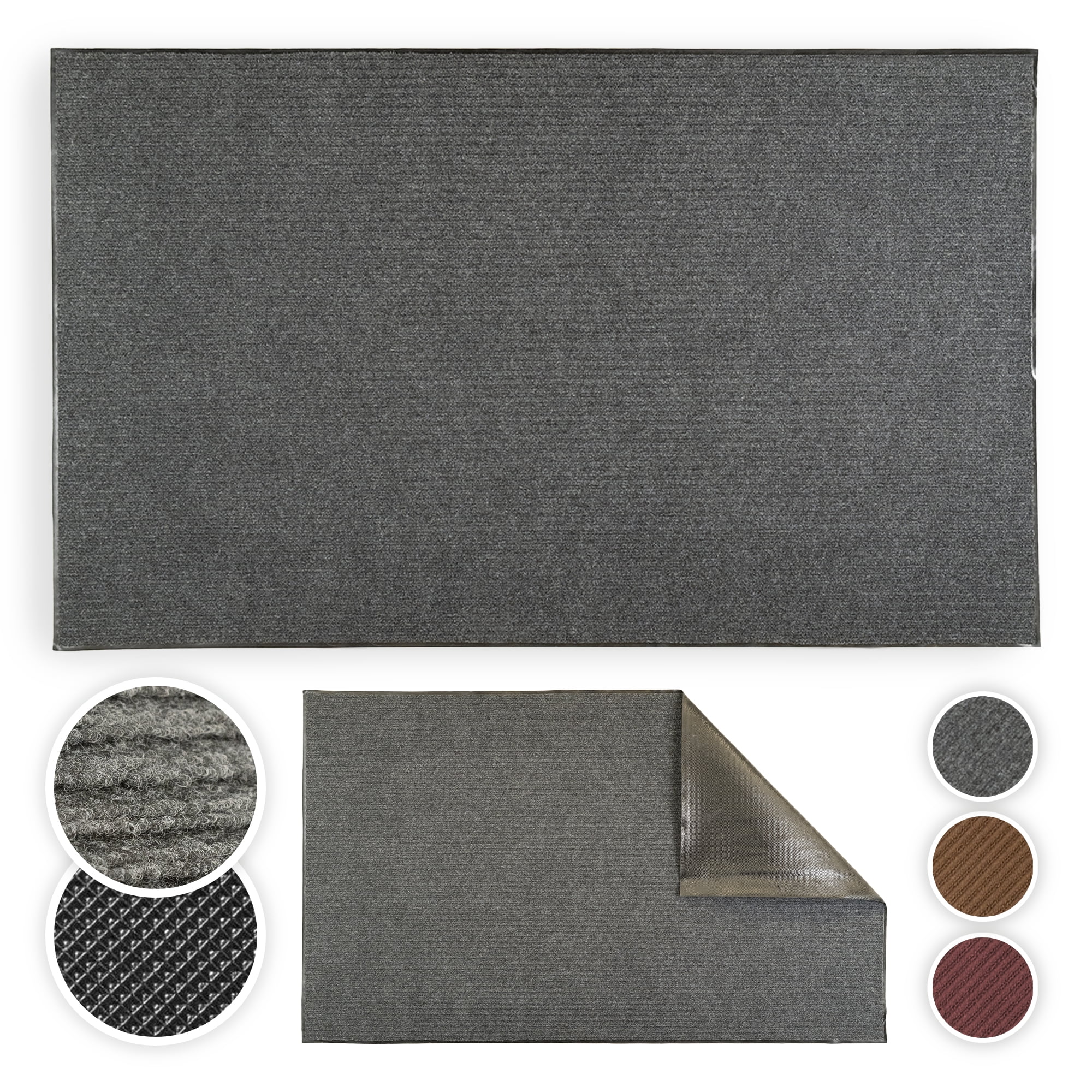 Heavy Duty Weatherproof Doormat - Indoor & Outdoor, Stain Resistant ...