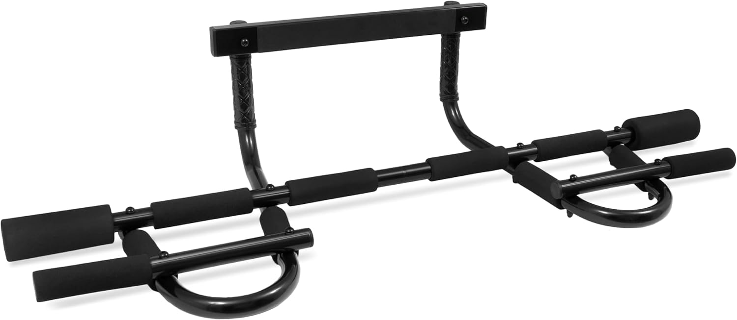 Heavy Duty Doorway Mount Pull Up/Chin-Up Bar, Adjustable with Foam ...
