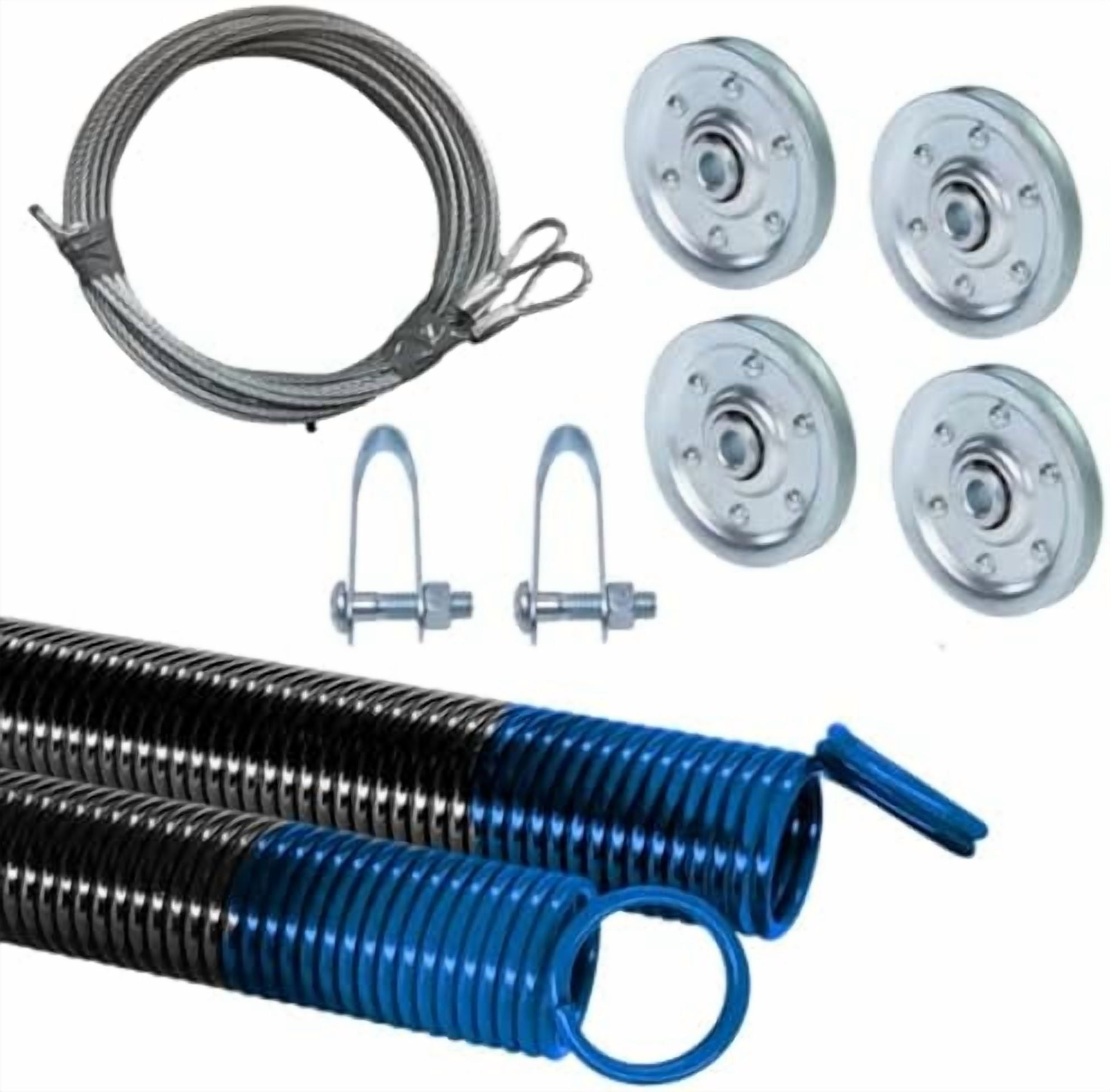 Heavy-Duty Double-Looped Garage Door Extension Springs Bundle 140 lb ...