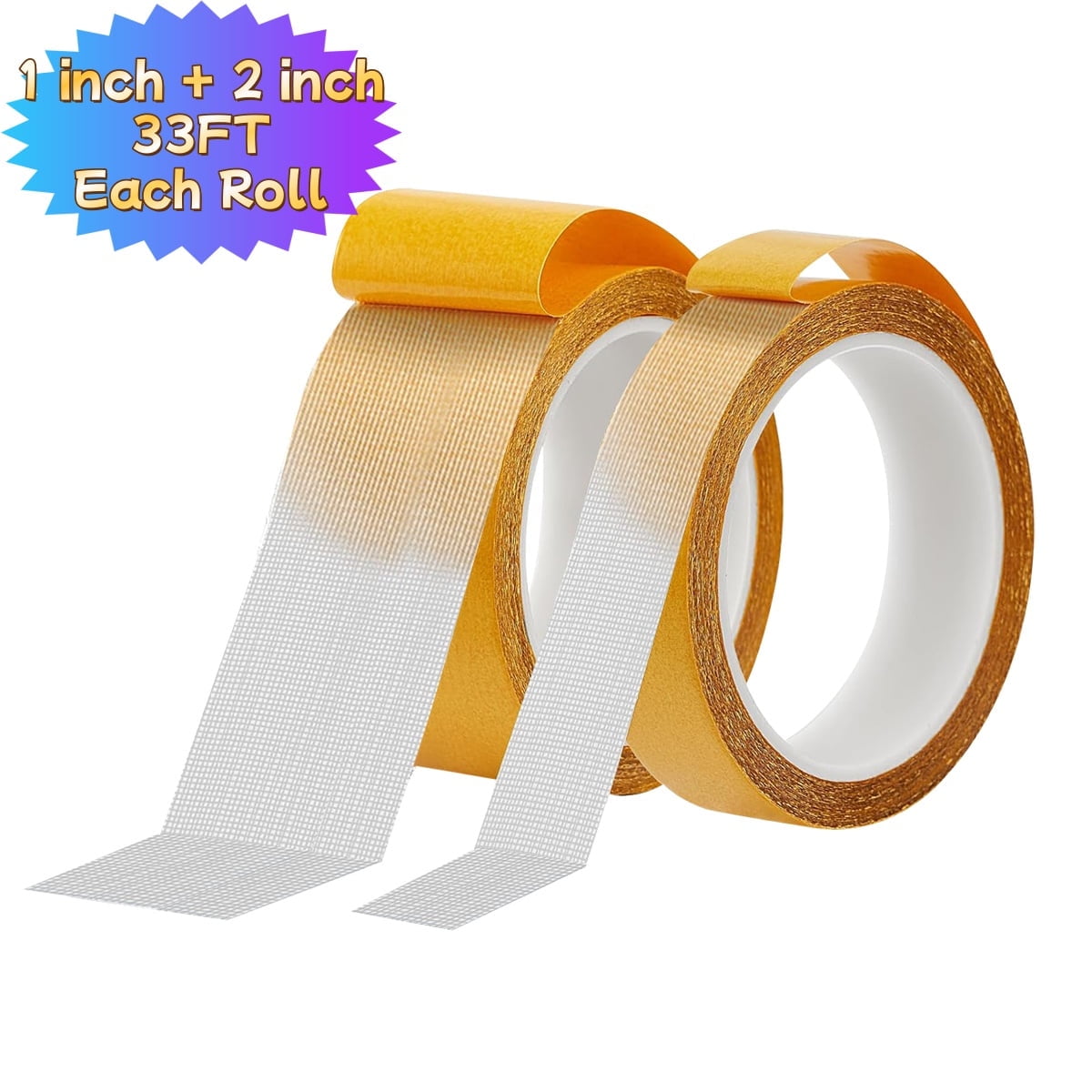 Kabuer Heavy Duty Double Sided Fabric Tape, Carpet Safety Tape - Home ...