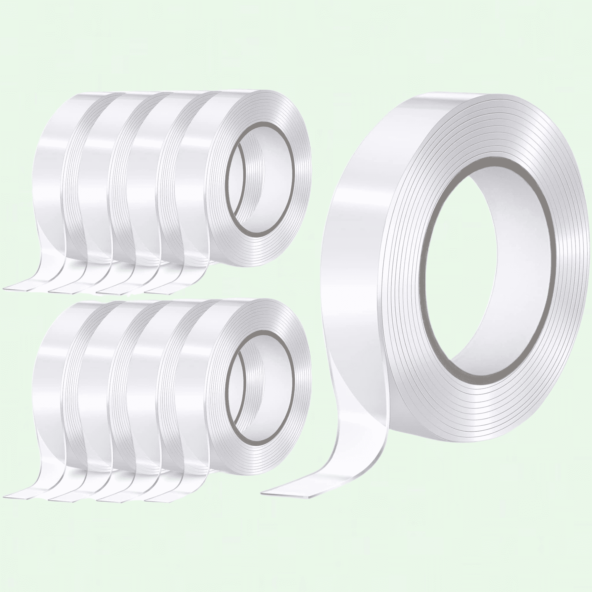 Heavy Duty Double-Sided Tape, Removable Adhesive Strips, Reusable Wall ...
