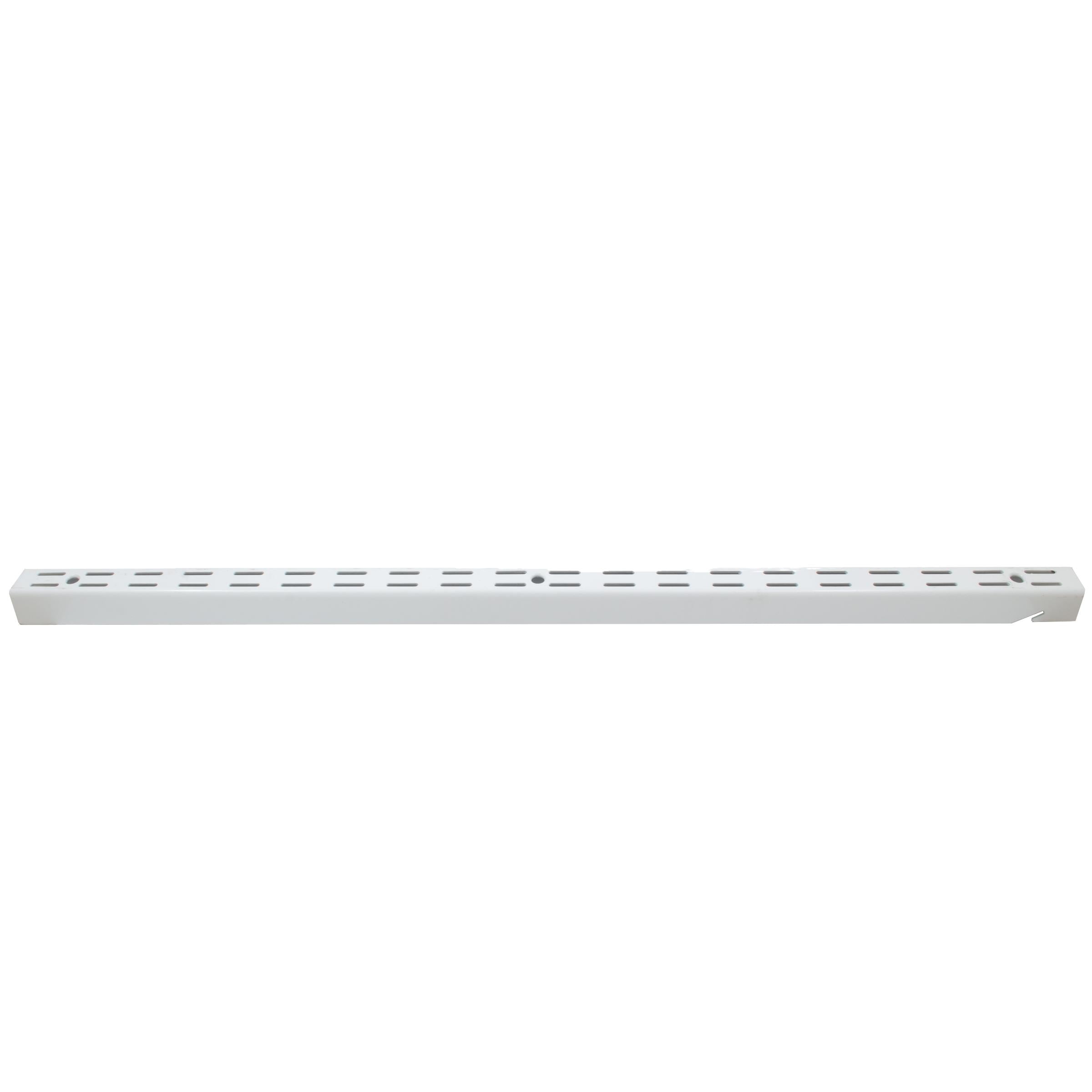 Heavy-Duty Double Track Wall Standard, 25 Inches, White by Stone Harbor ...
