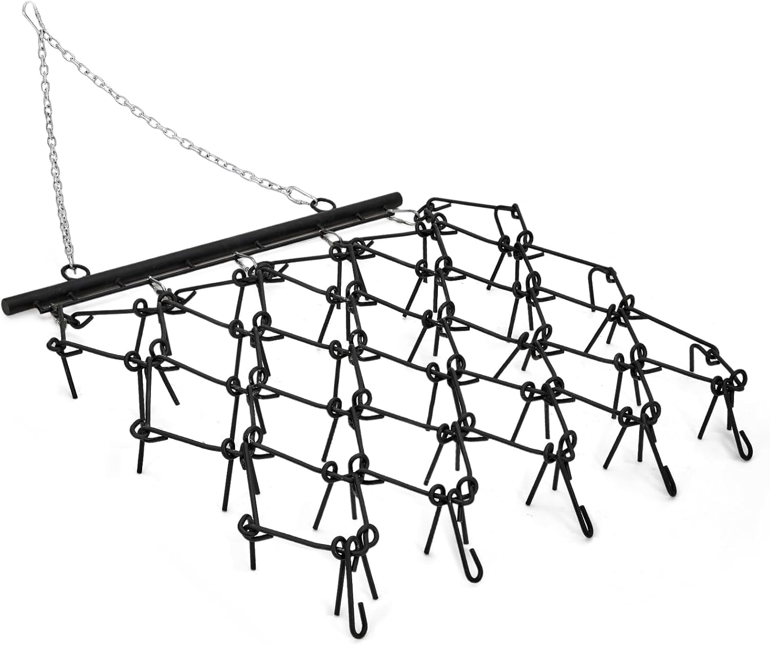 Heavy Duty Drag Harrow 5x4.5 Ft with4 Ft Chain, 3/8 Inch Tines for ATV ...